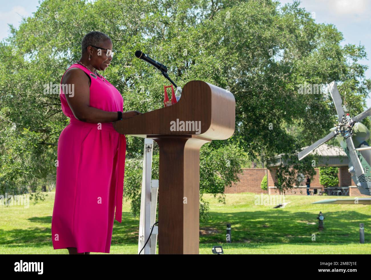 Retired Chief Master Sgt. Shon Barnwell, the Diversity Day guest ...