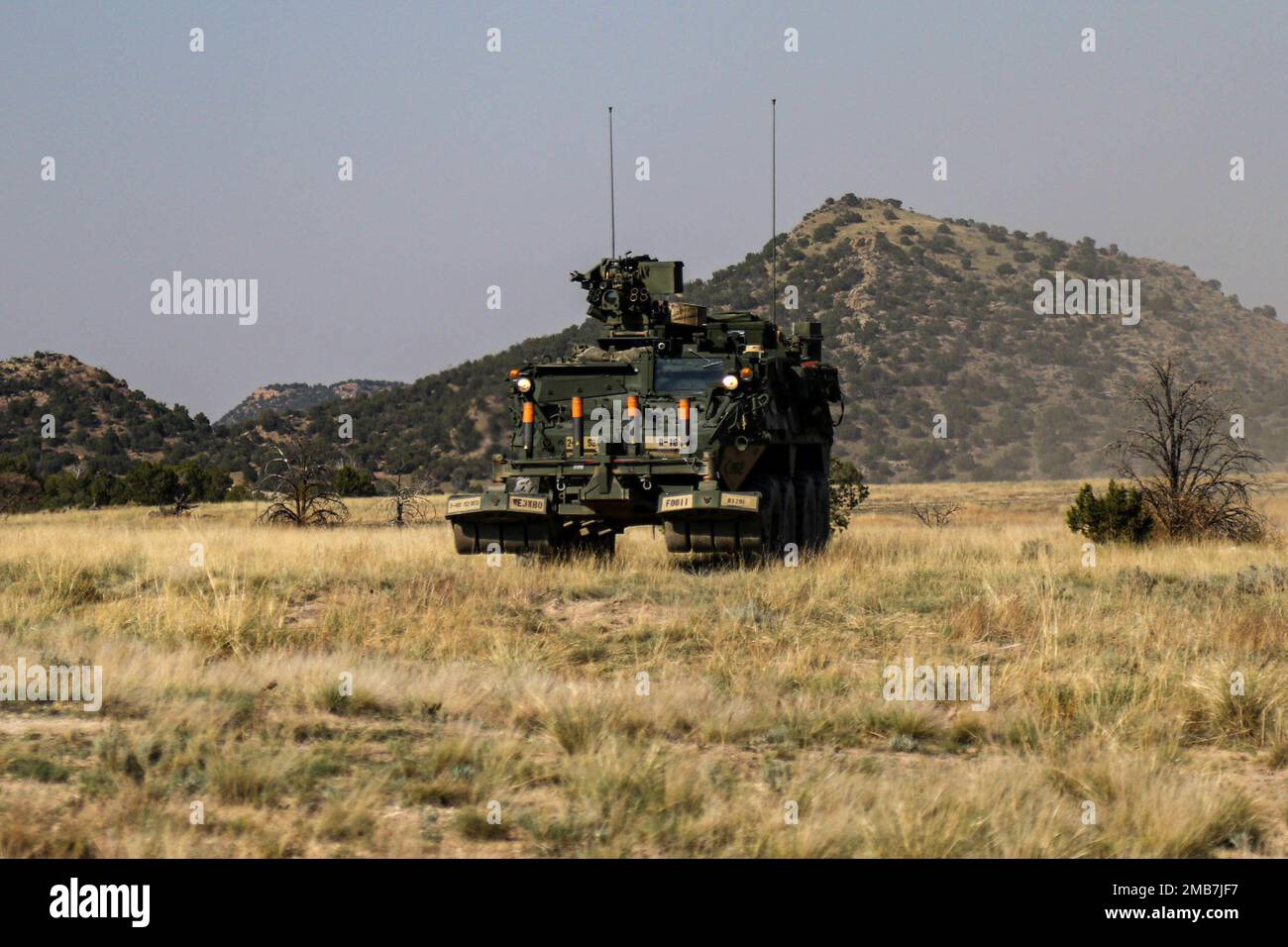 An M1132 Engineer Squad Vehicle assigned to Bravo Company, 52nd Brigade ...