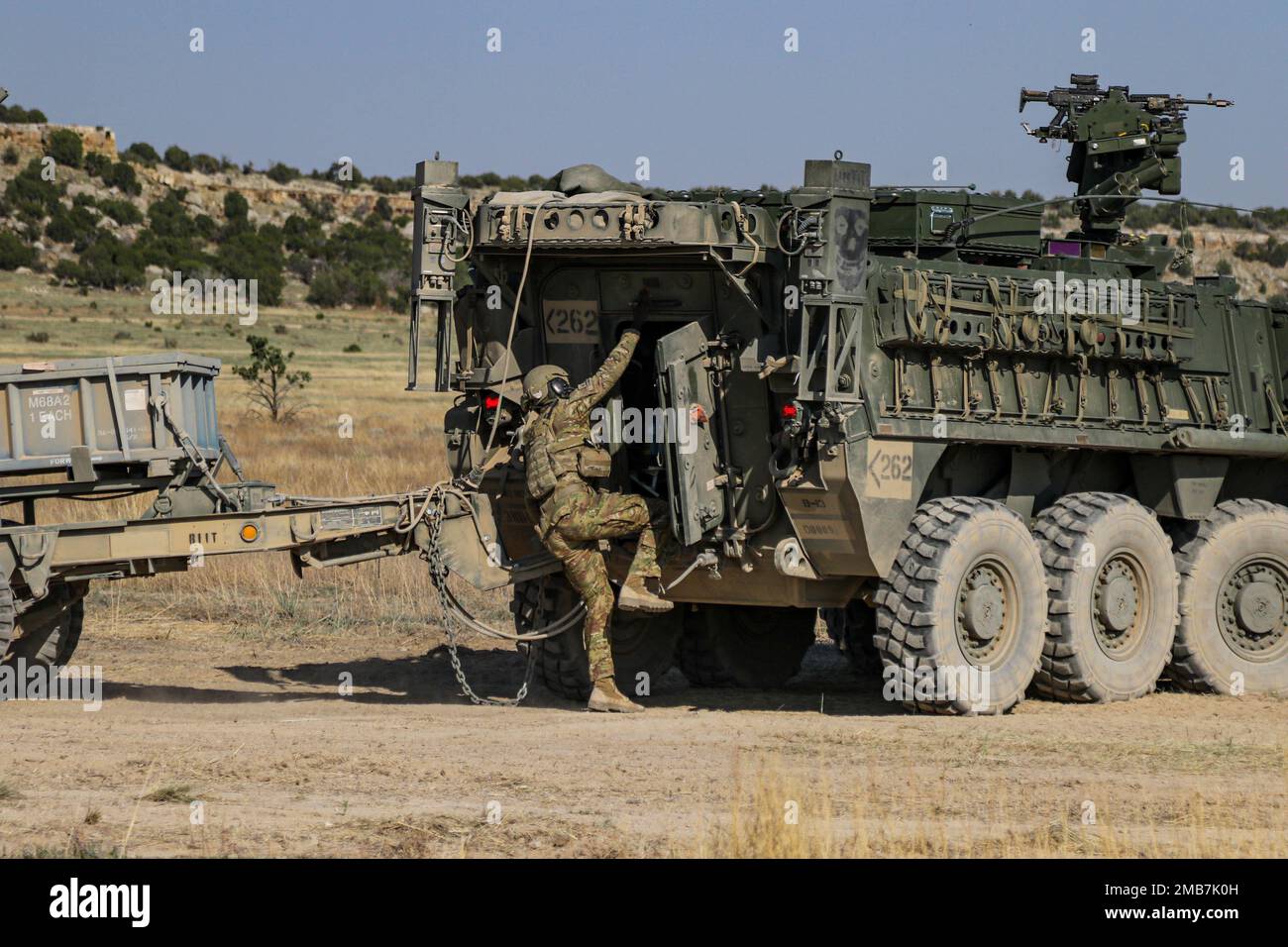 A soldier assigned to Bravo Company, 52nd Brigade Engineer Battalion ...