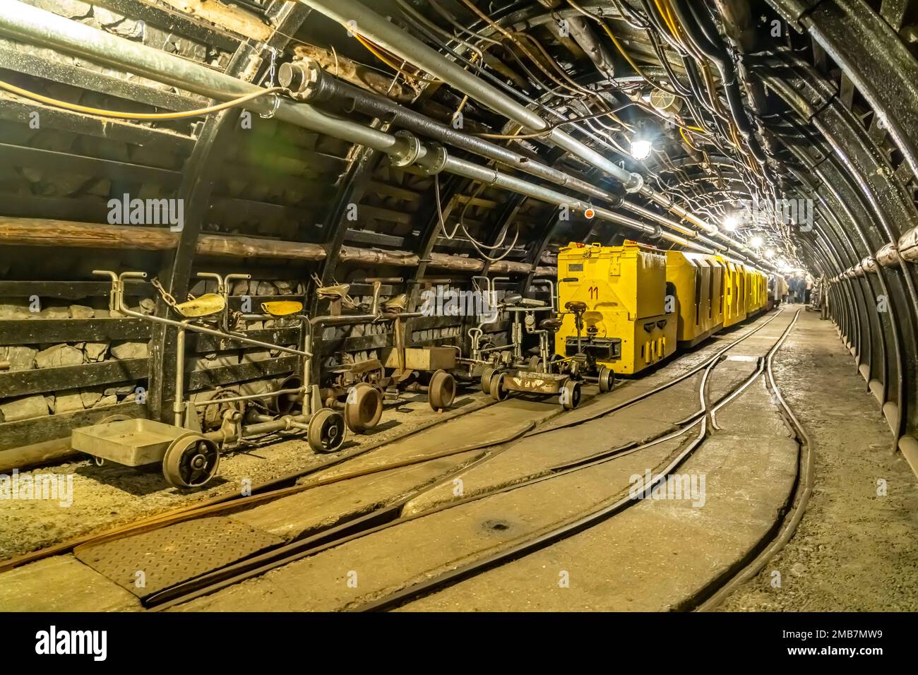 Besucherbergwerk, Deutsches Bergbau-Museum Bochum, Nordrhein-Westfalen ...
