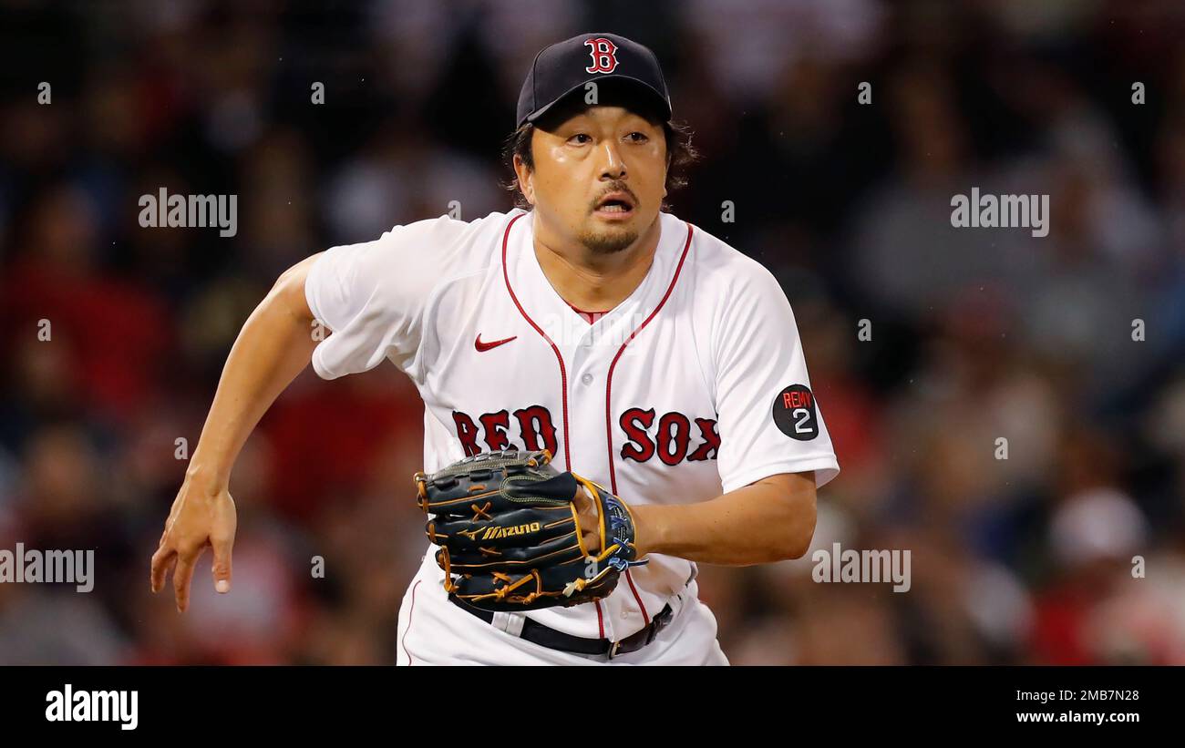 Boston Red Sox's Hirokazu Sawamura plays against the St. Louis ...