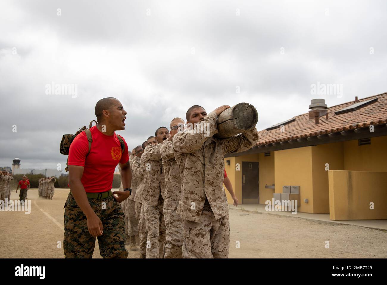U.S. Marine Corps Staff Sgt. Anthony Rodriquez, a drill instructor with ...