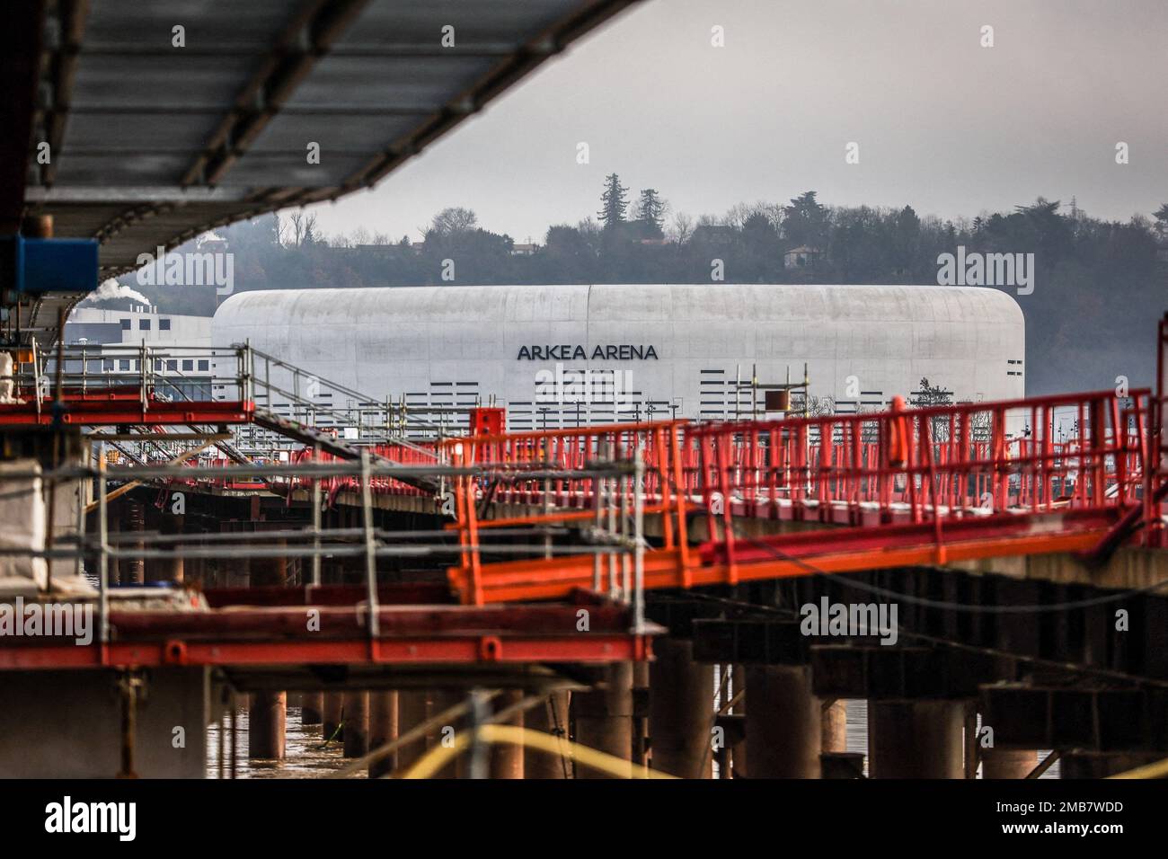 This photo taken on January 20, 2023 in Bordeaux, France, shows the ...