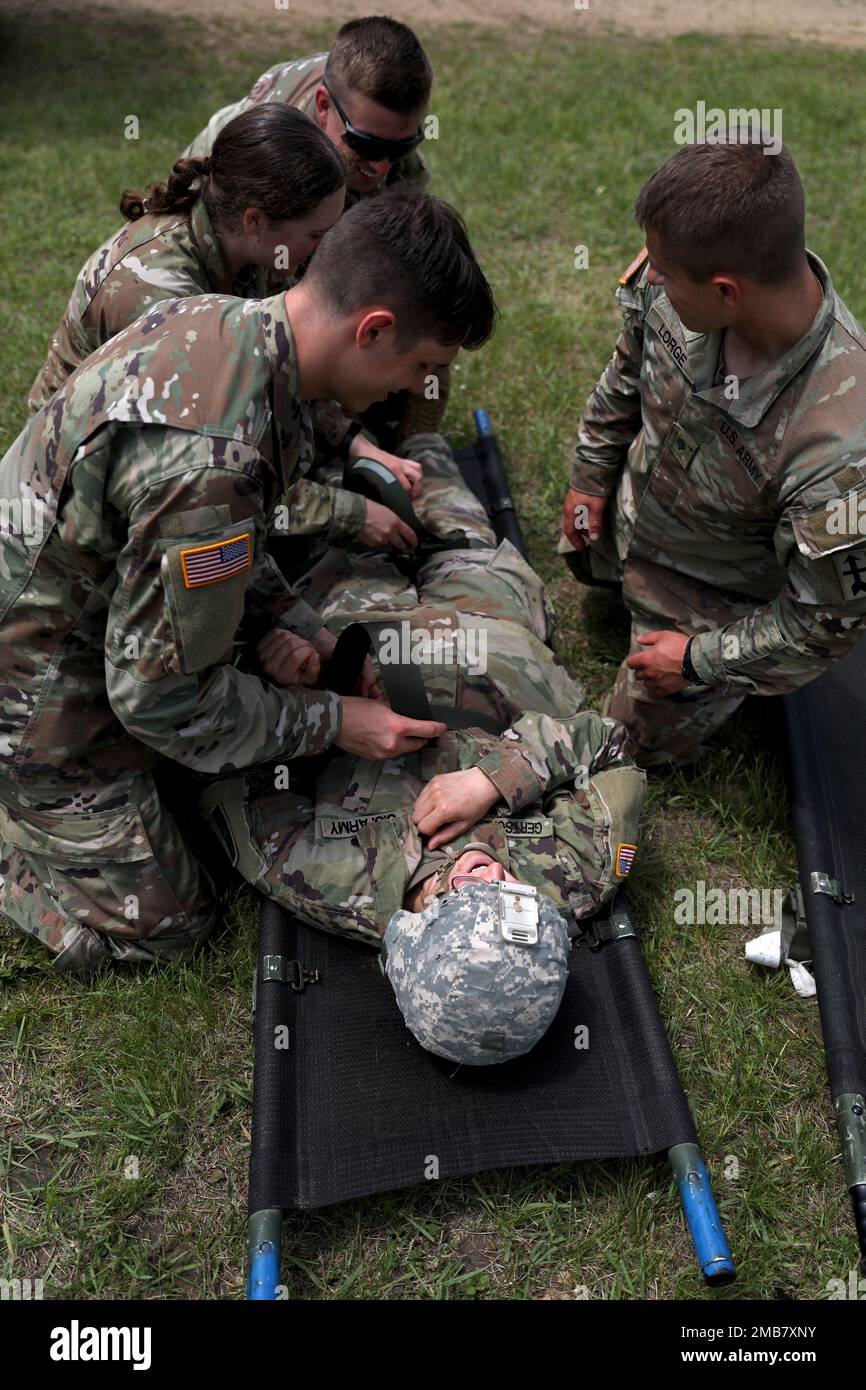 Combat medics with the 2nd Battalion, 127th Infantry Regiment and 1st ...