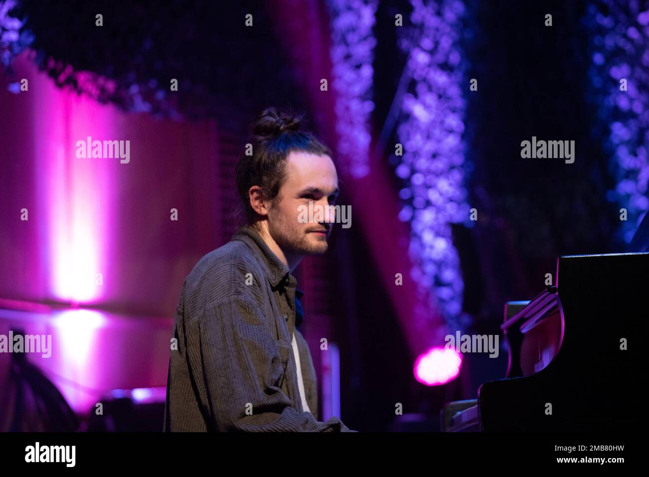 Glasgow Scotland. 19 January 2023. Fergus McCreadie Scottish jazz ...