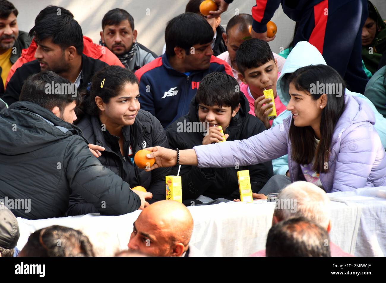New Delhi, Delhi, India. 20th Jan, 2023. Indian wrestler who won a ...