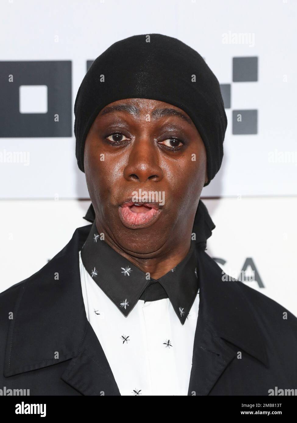 Fashion model Miss J Alexander attends the premiere for "Loudmouth" at ...