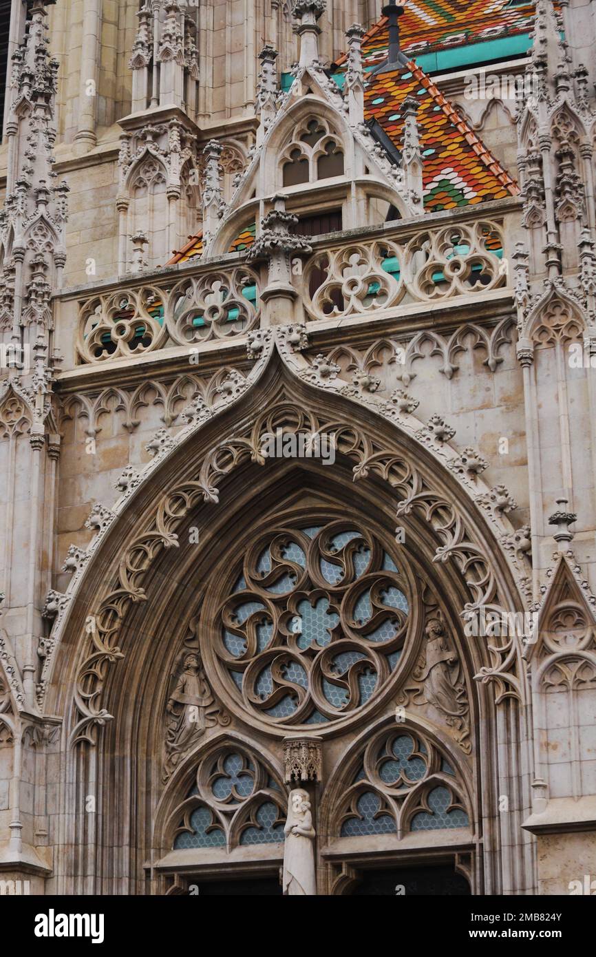 A beautiful closeup of gothic architecture details Stock Photo - Alamy