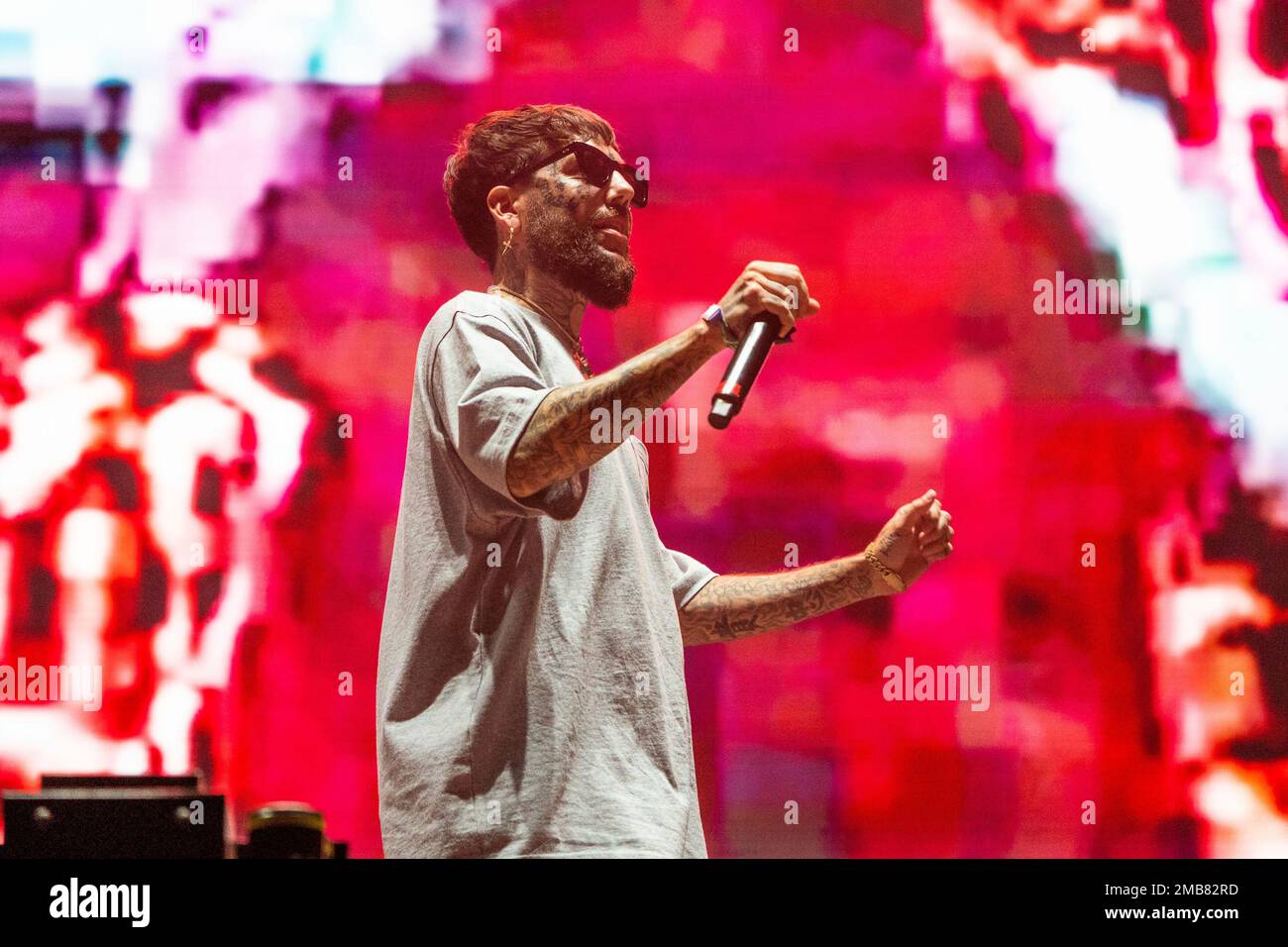 Scrim of Suicideboys performs at the Bonnaroo Music and Arts Festival ...