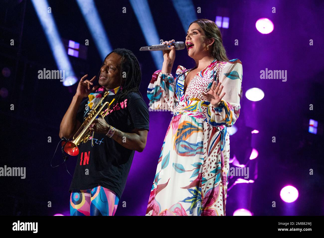 Hillary Scott of Lady A performs during CMA Fest 2022 on Sunday, June ...
