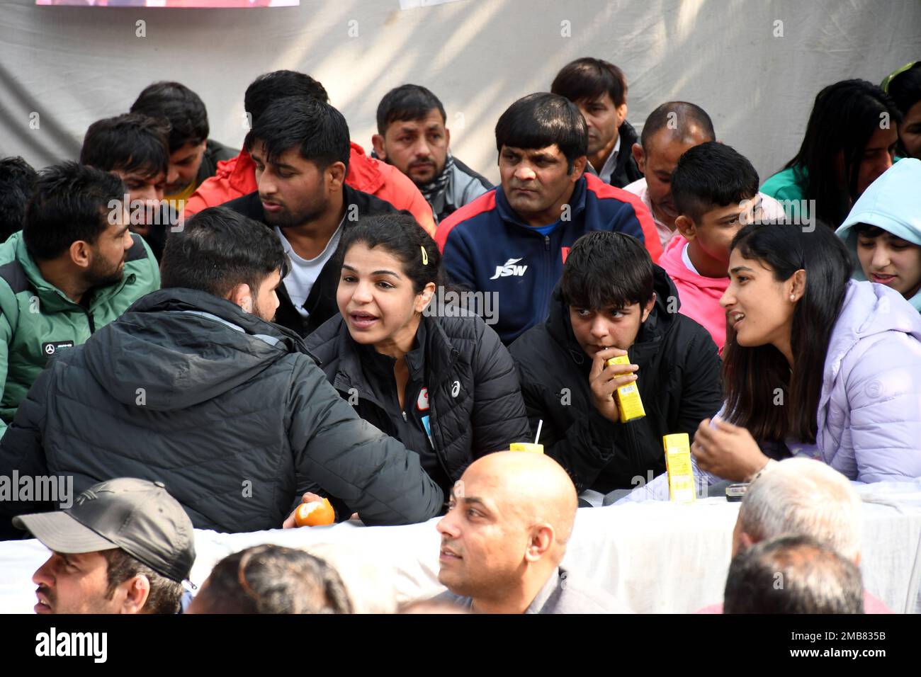 New Delhi, Delhi, India. 20th Jan, 2023. Indian wrestler who won a ...
