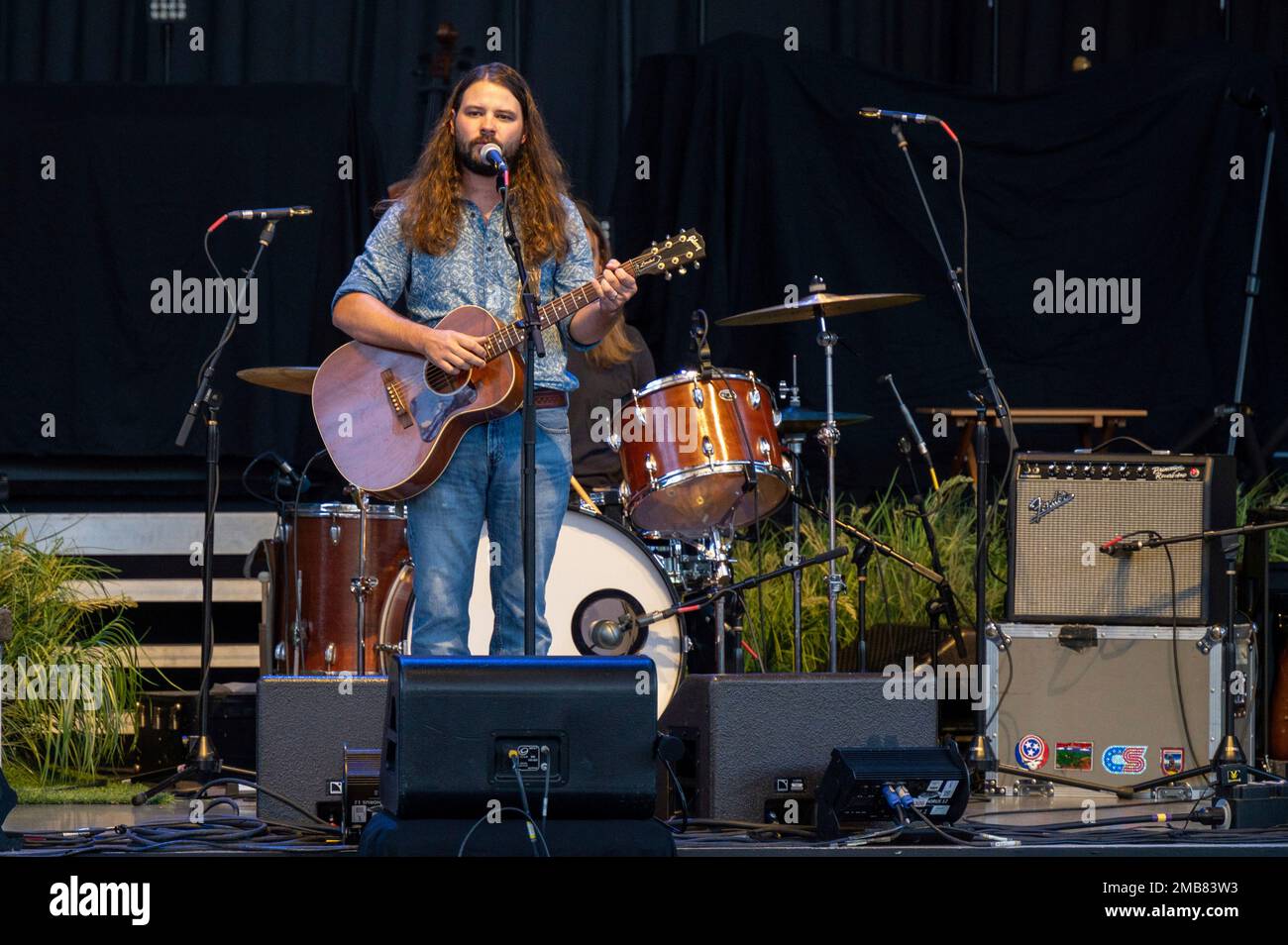 Brett Cobb performs at Ameris Bank Amphitheatre on Saturday, June 18 ...