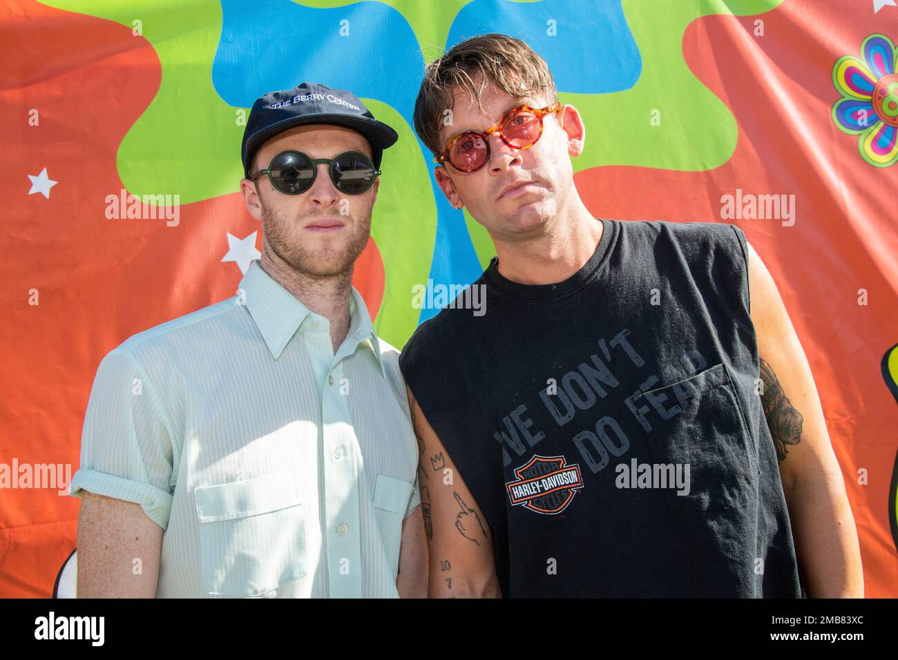 Brian Macdonald, left, and Judah Akers of Judah & The Lion poses for a ...