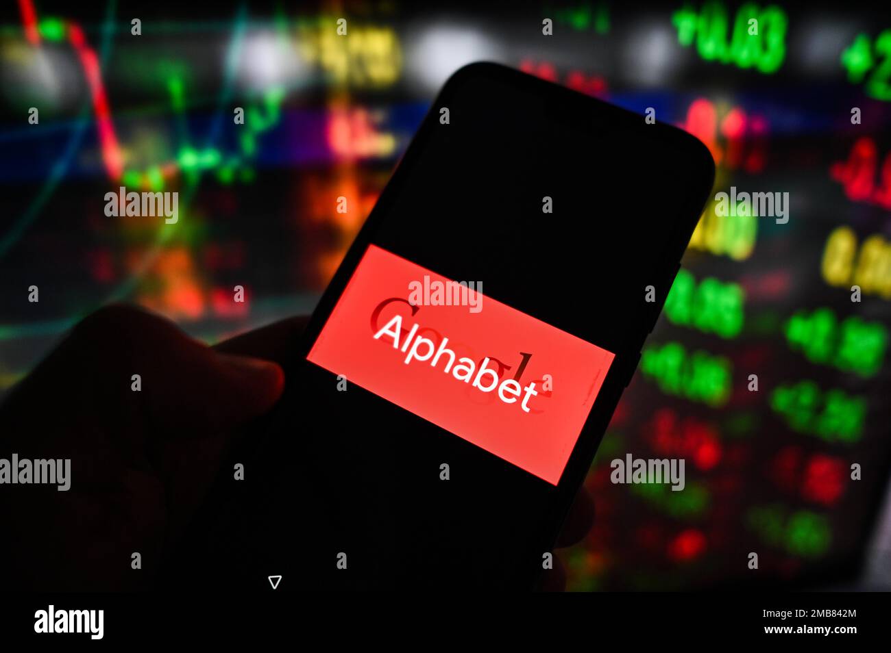 Google stock market alphabet hi-res stock photography and images - Alamy