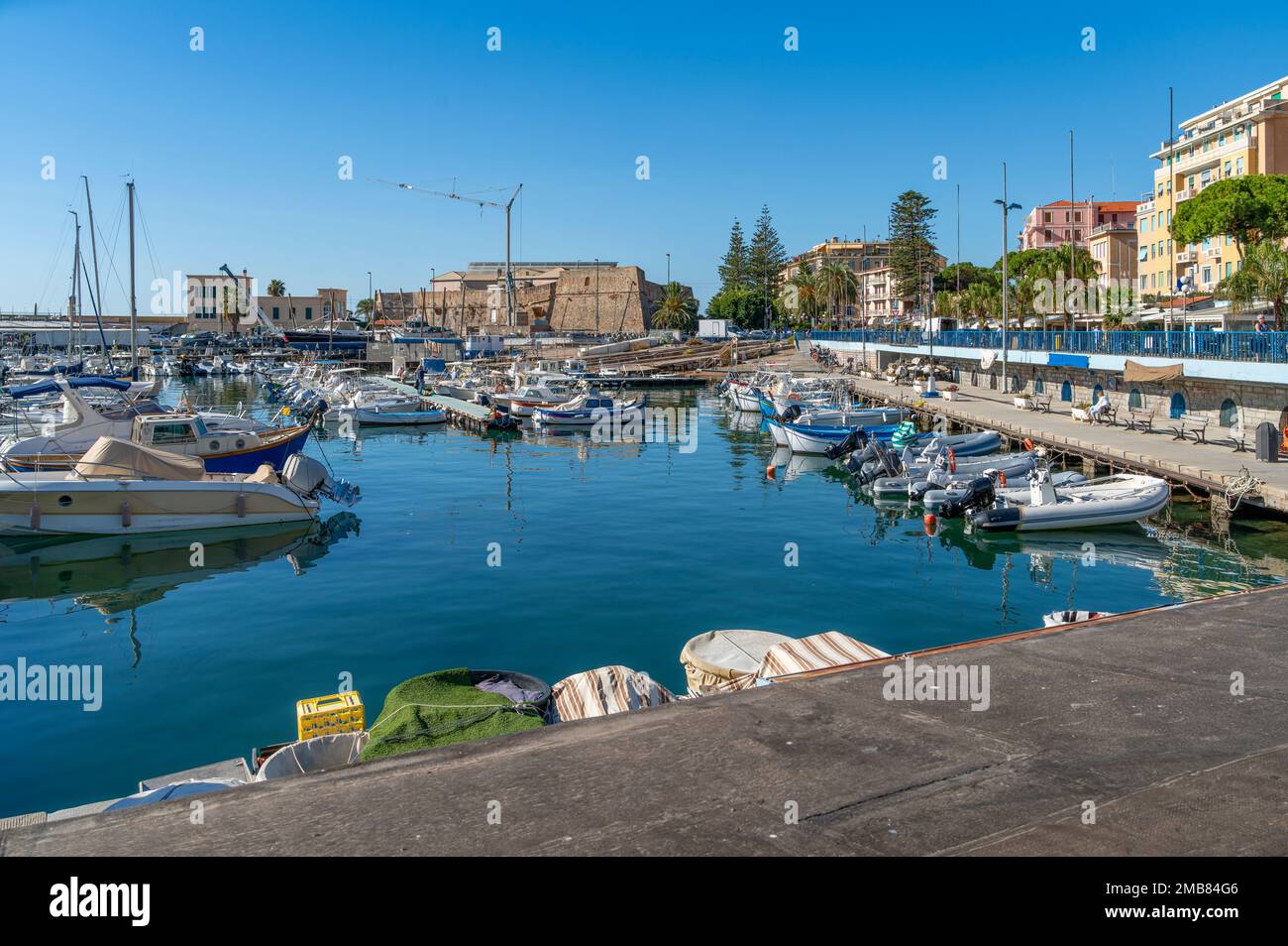 Impression around Sanremo, a city and comune on the mediterranean coast ...