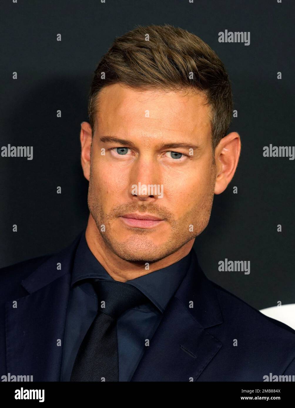 Tom Hopper poses at the season three premiere of the Netflix show "The ...