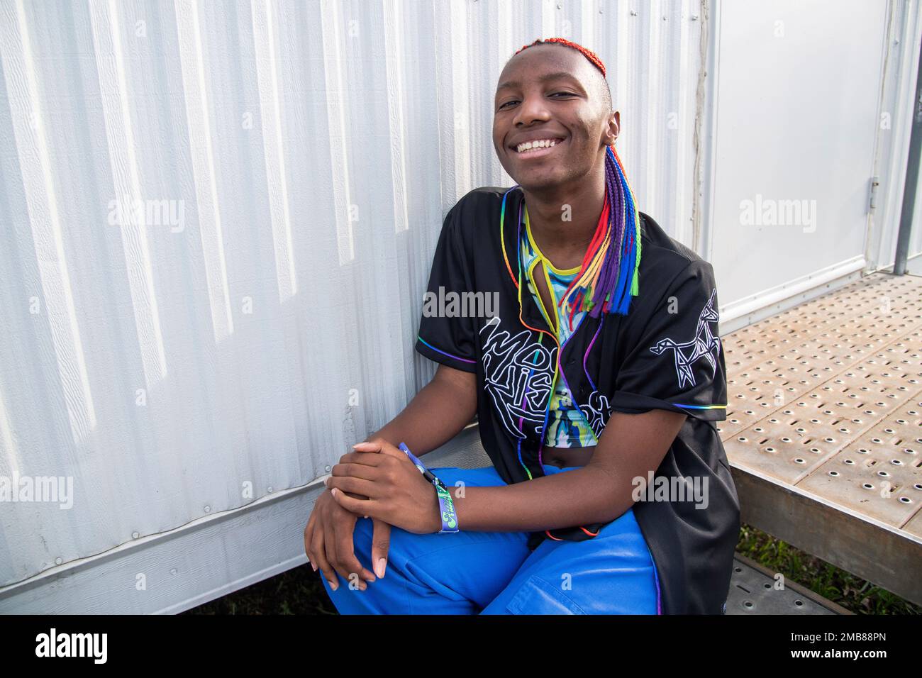 Moore Kismet poses for a portrait during the Bonnaroo Music and Arts ...