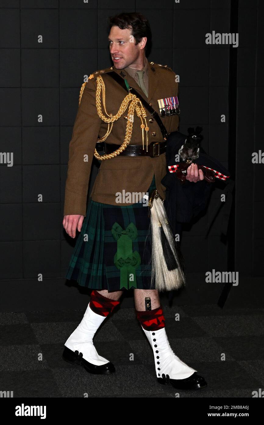 King Charles III's equerry, Major Johnny Thompson during a visit to the ...