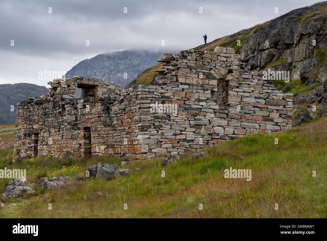 Hvalsey (Qaqortog) Catholic Church ruins from the 13th century part of ...