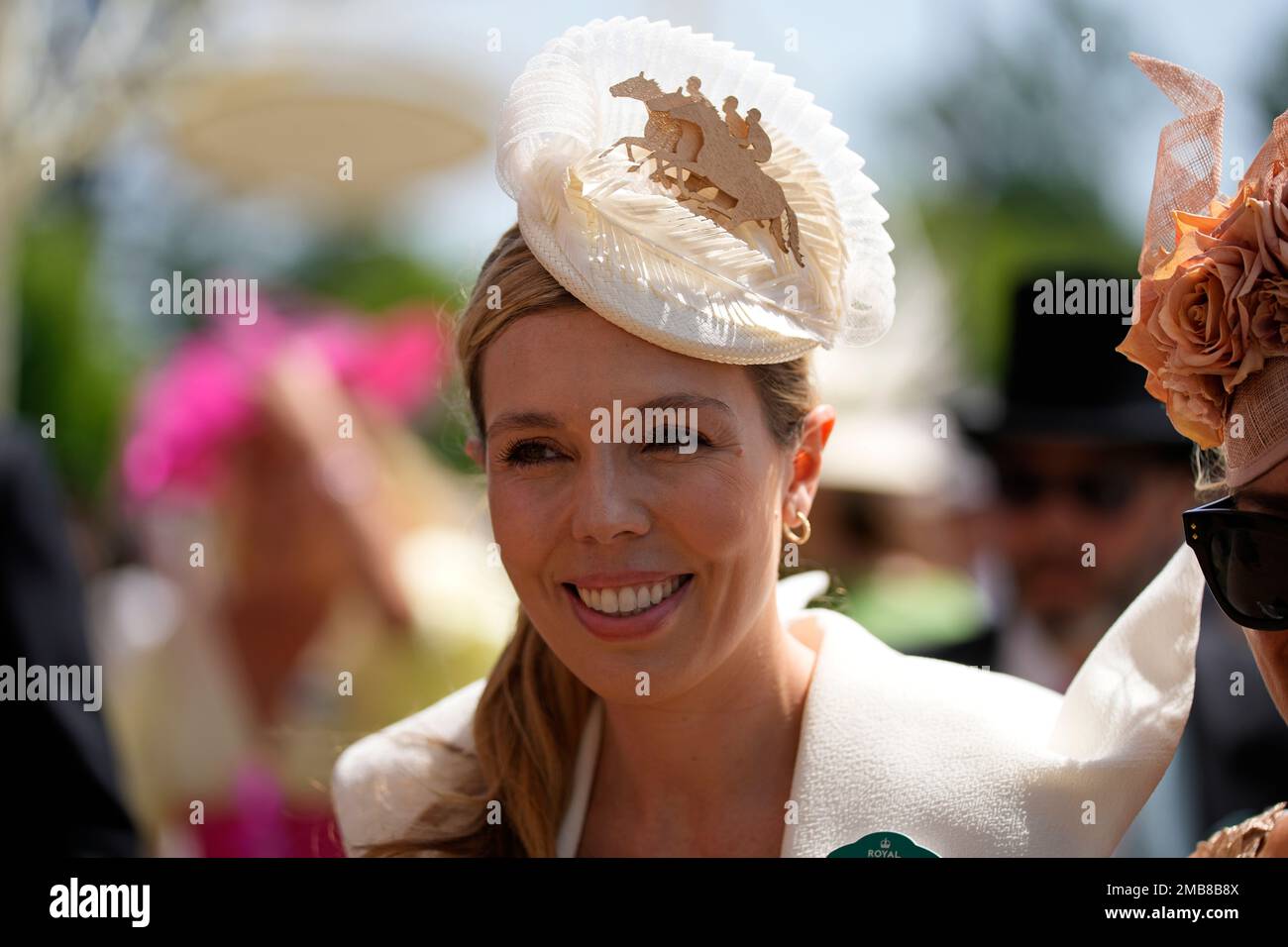 Carrie Johnson, the wife of Britain's Prime Minister Boris Johnson ...