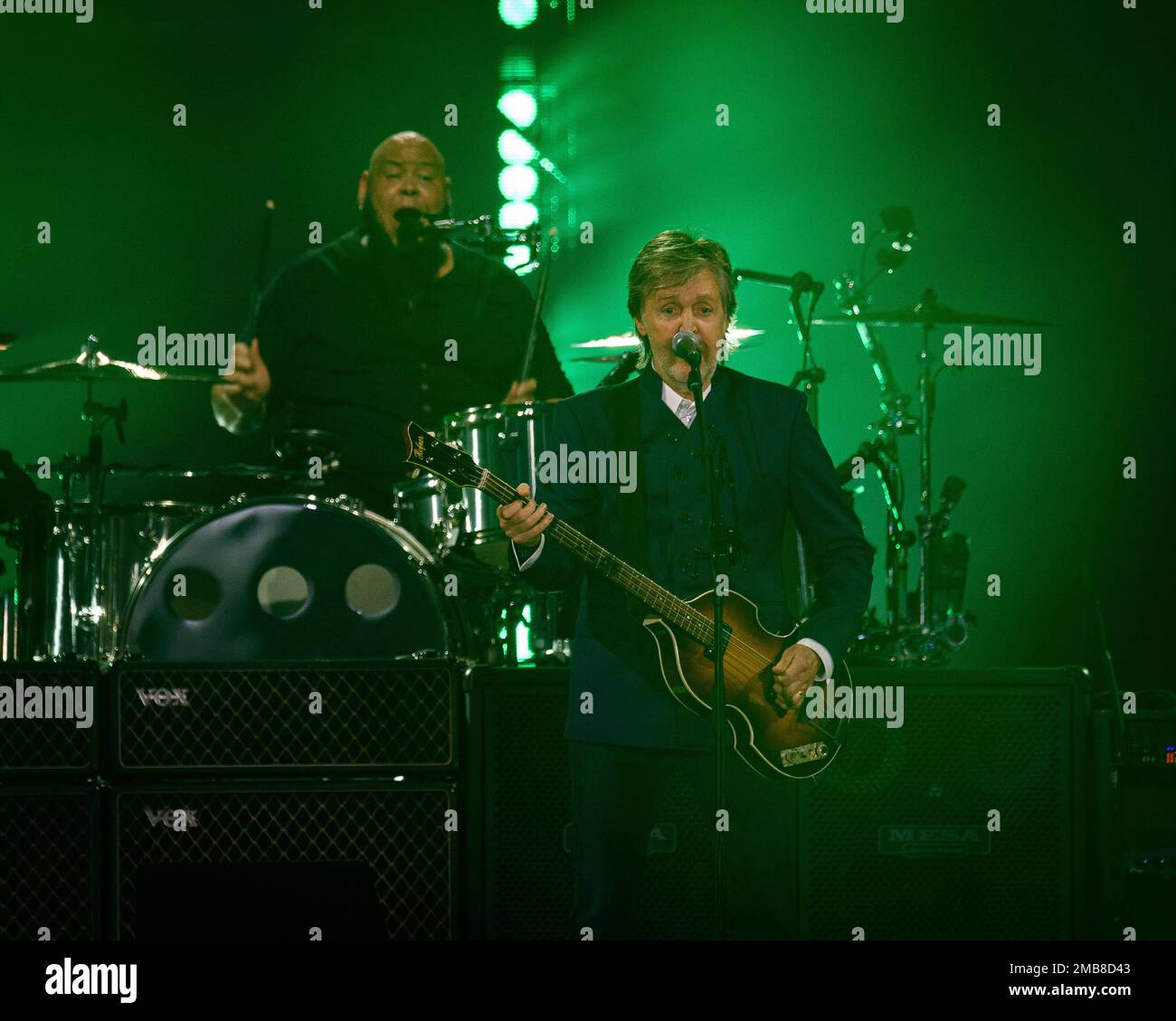 Paul McCartney performs during his "Got Back" tour on Thursday, June 16 ...
