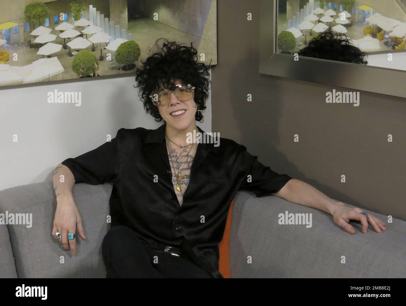 US singer and songwriter Laura Pergolizzi, known as LP, poses for a ...
