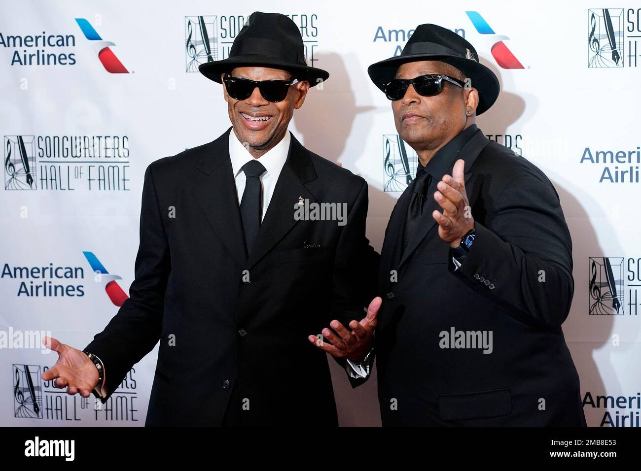 Jimmy Jam, left, and Terry Lewis attend the the 51st annual Songwriters ...