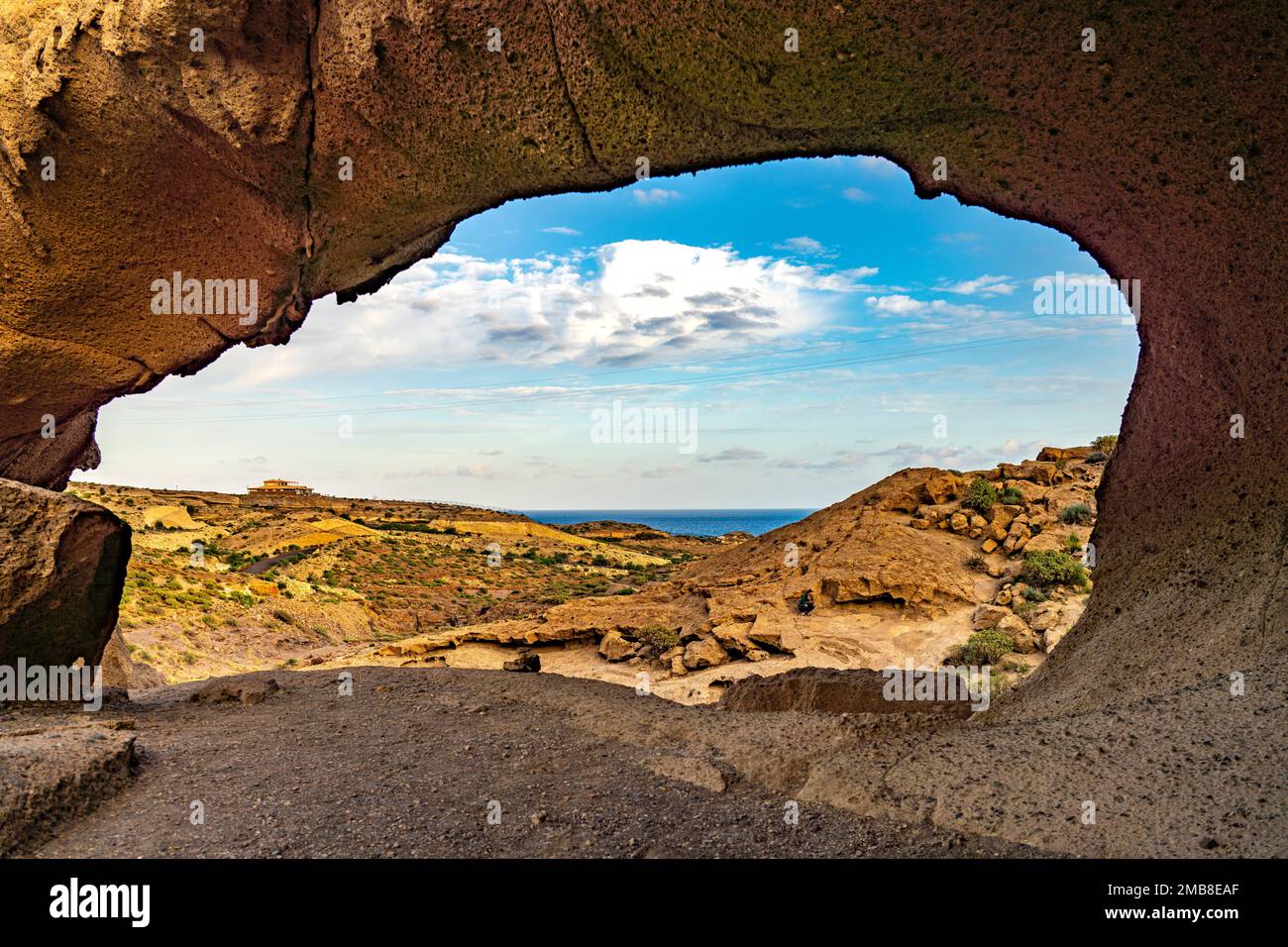 Felsbogen Arco de Tajao bei San Miguel de Tajao, Teneriffa, Kanarische ...