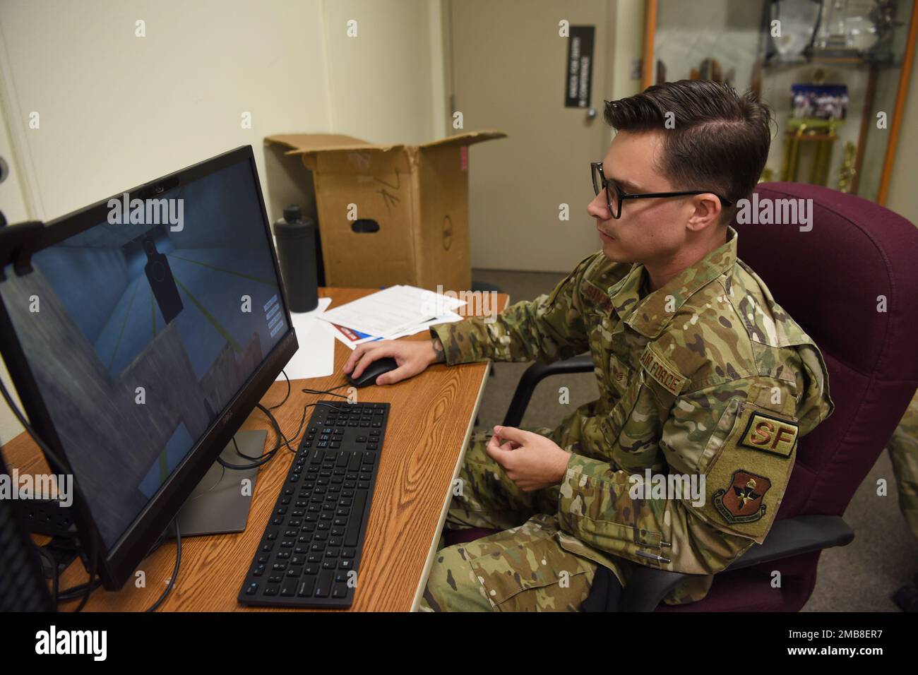U.S. Air Force Staff Sgt. Mackenzie Simpson, 17th Security Forces ...