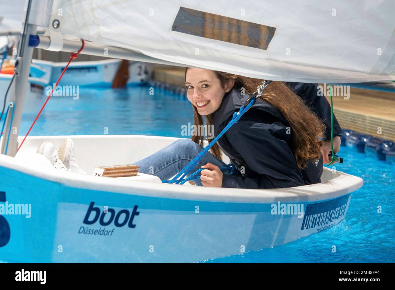 Learn to sail at Boot in Hall 15, the boat model Lina makes a touring ...