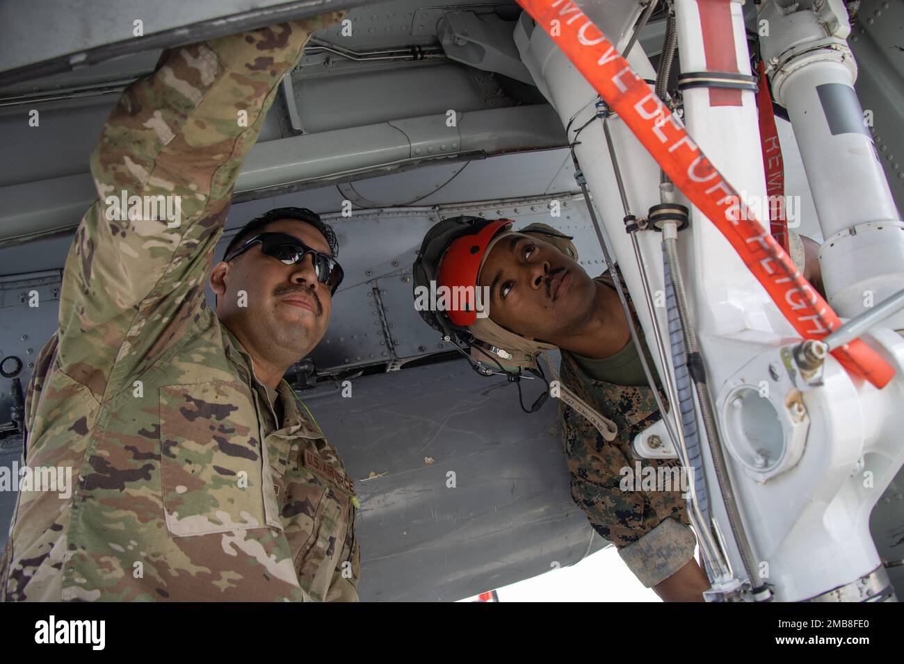 U.S. Marine Corps Staff Sgt. Daryl Tunstall with Marine Aircraft ...