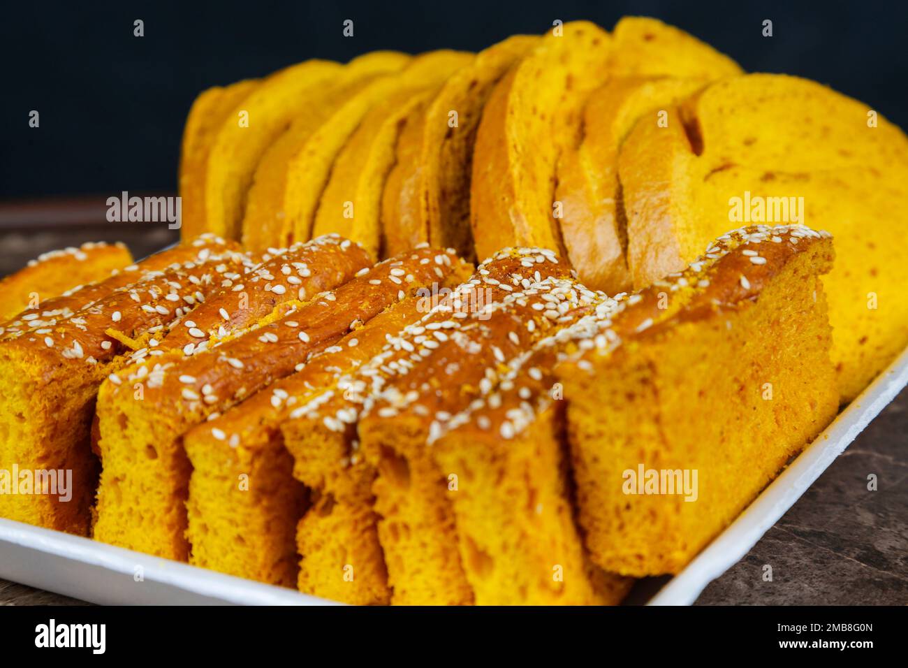 Homemade Crispy Cake Rusk Cookies Stock Photo - Alamy