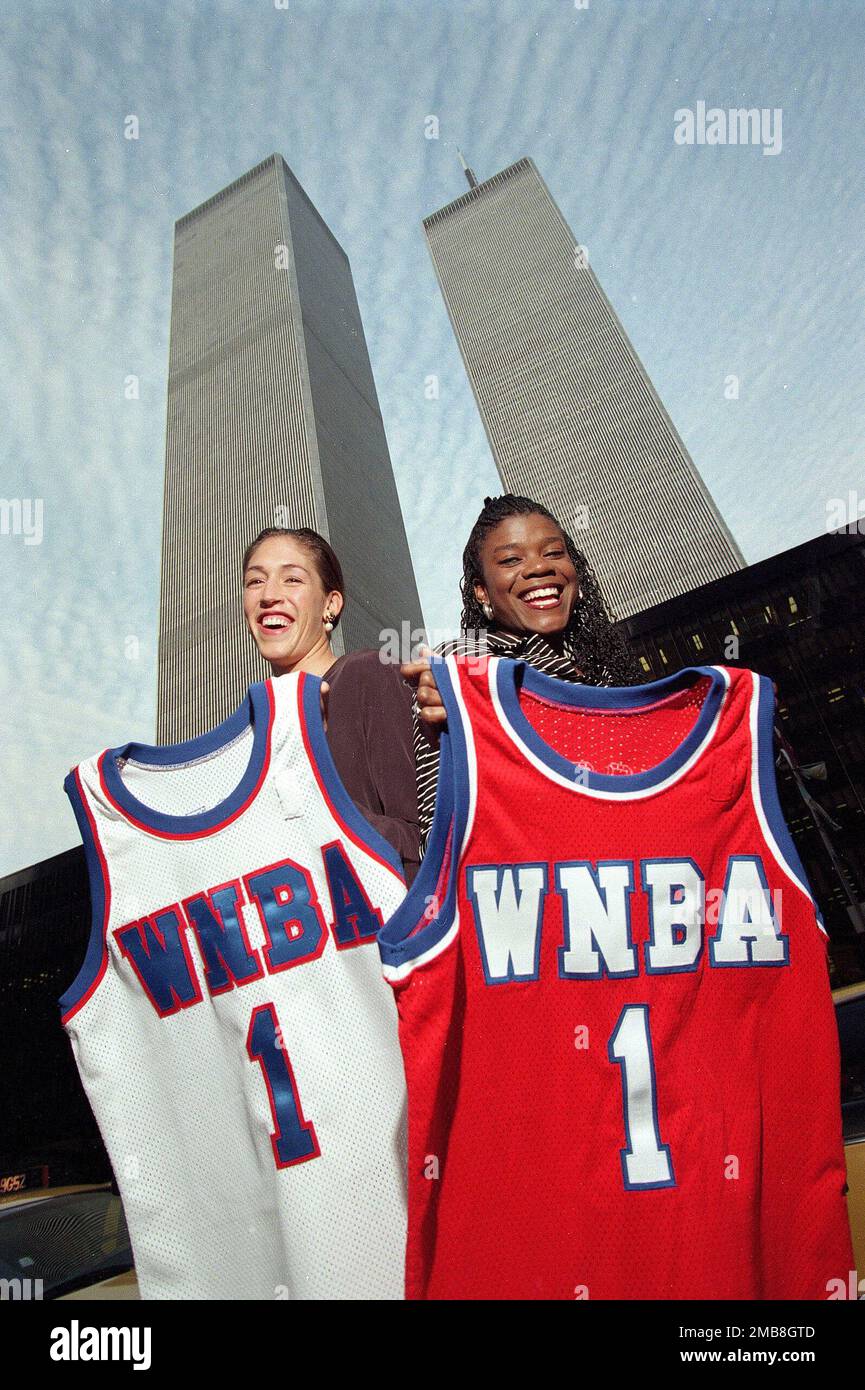 FILE - Olympic gold medalists Rebecca Lobo, left, of Southwick, Mass ...