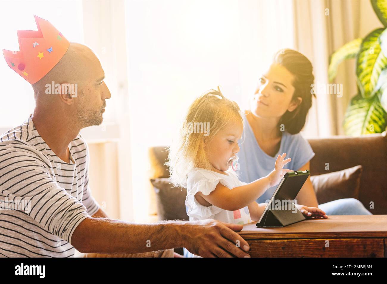 "Are you thinking what I'm thinking too?" look between mother and ...