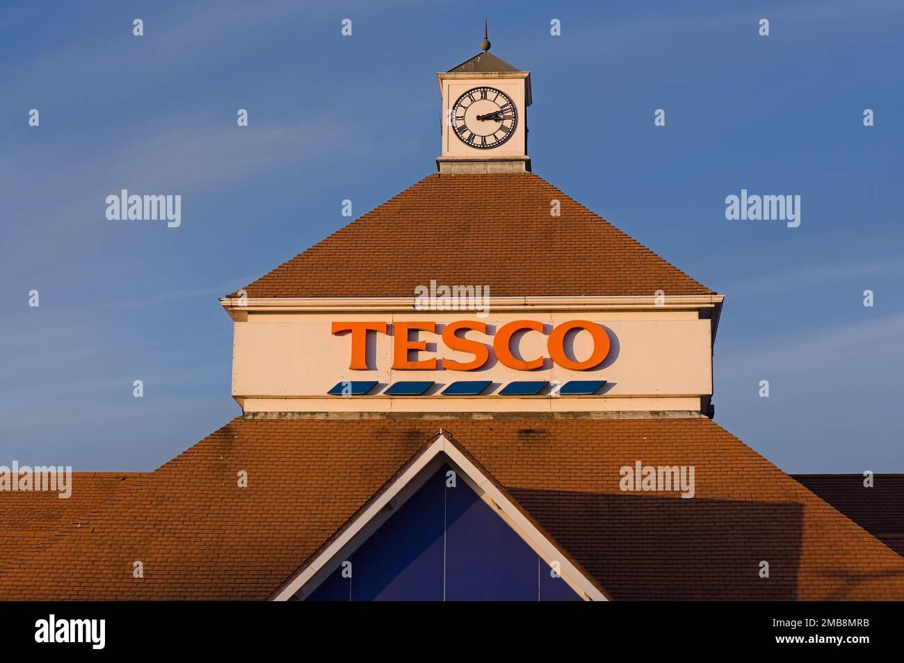 Tesco clock tower hi-res stock photography and images - Alamy