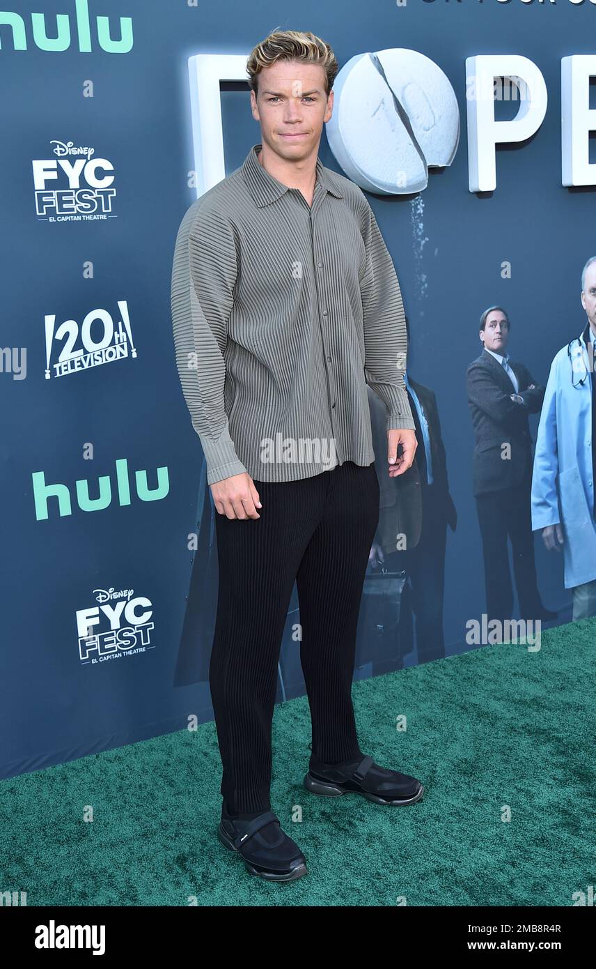 Will Poulter arrives at a special screening of "Dopesick," Tuesday ...