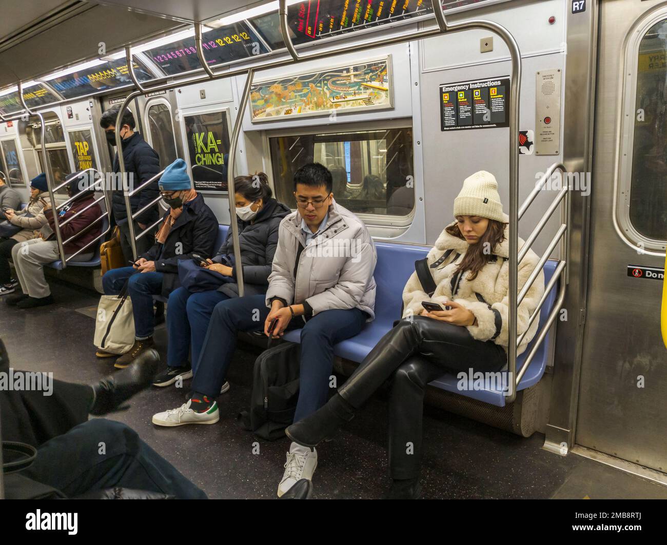 New york diversity subway hi-res stock photography and images - Alamy