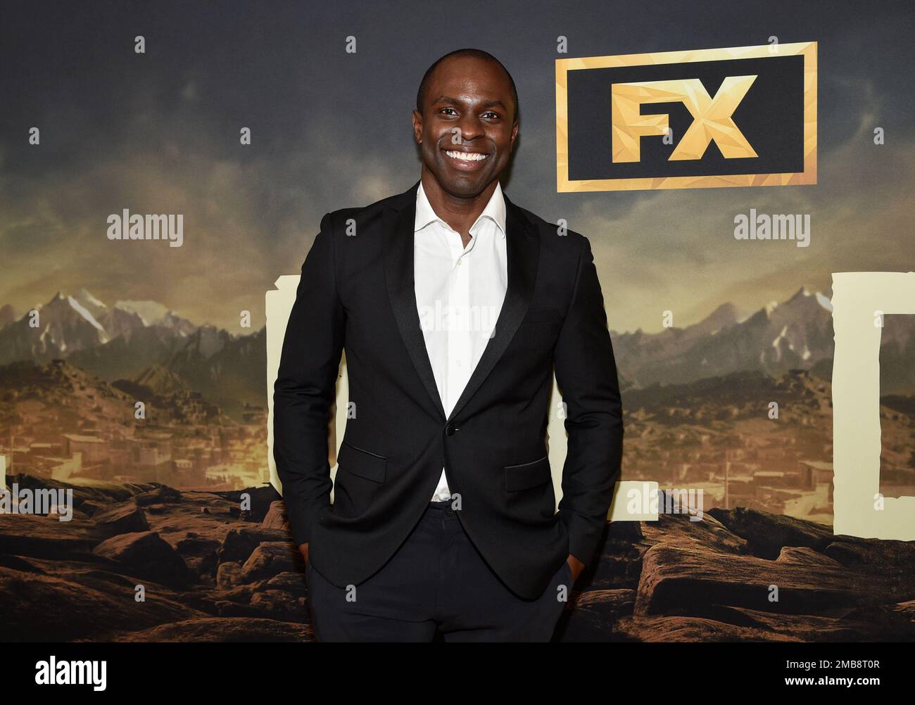 Actor Gbenga Akinnagbe attends a special screening of FX's "The Old Man ...