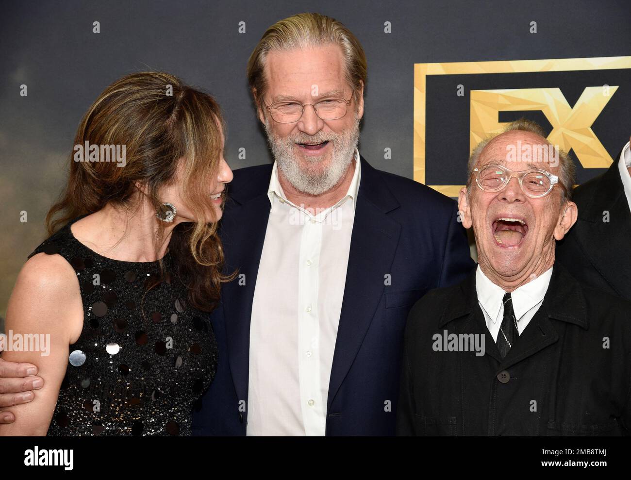 Actors Amy Brenneman, left, Jeff Bridges and Joel Grey attend a special ...