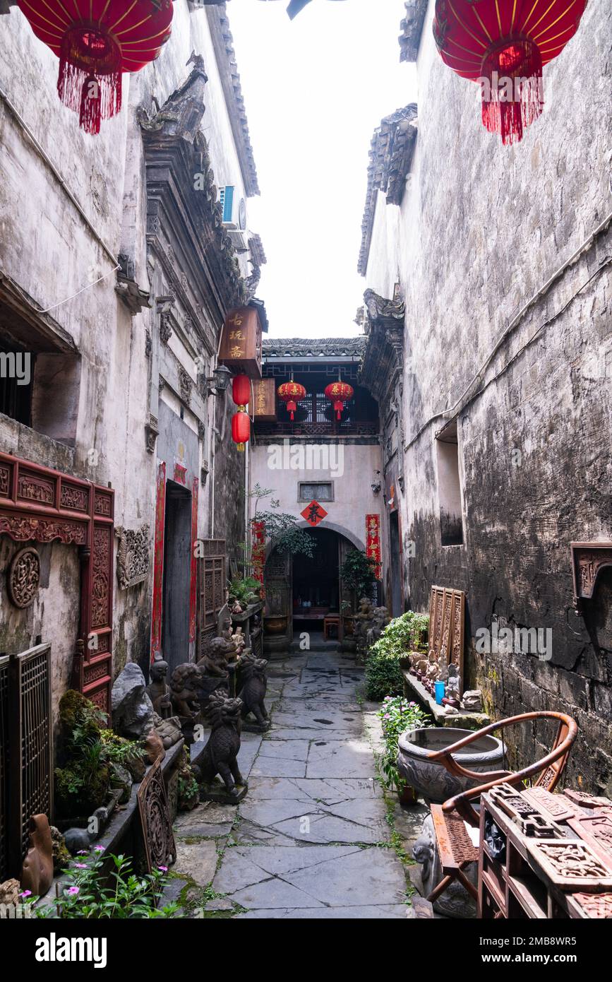 Anhui XiDi scenery Stock Photo - Alamy