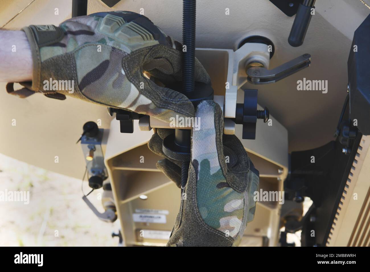 An Airman assigned to the 269th Combat Communications Squadron ...