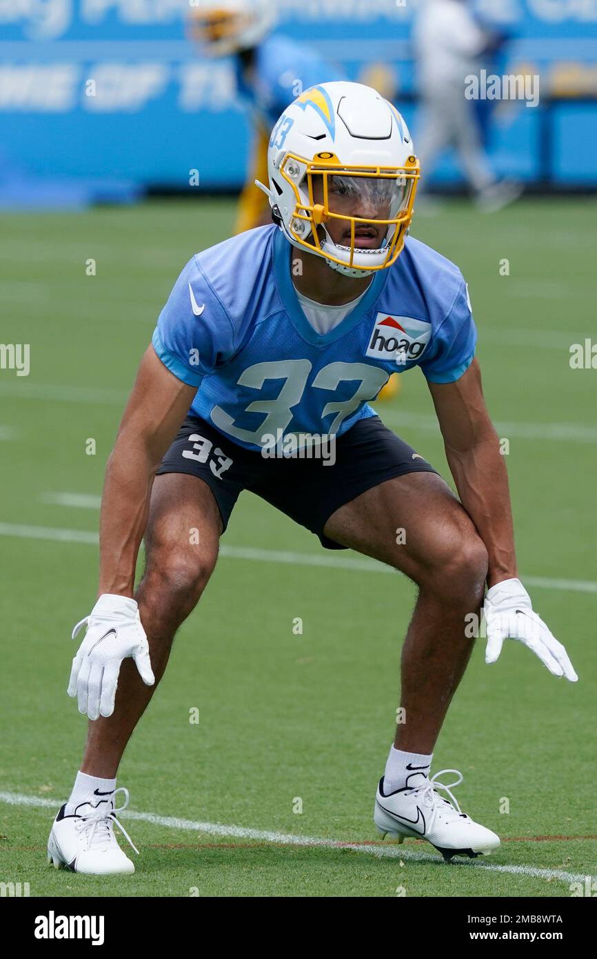 Los Angeles Chargers defensive back Deane Leonard at the NFL football ...