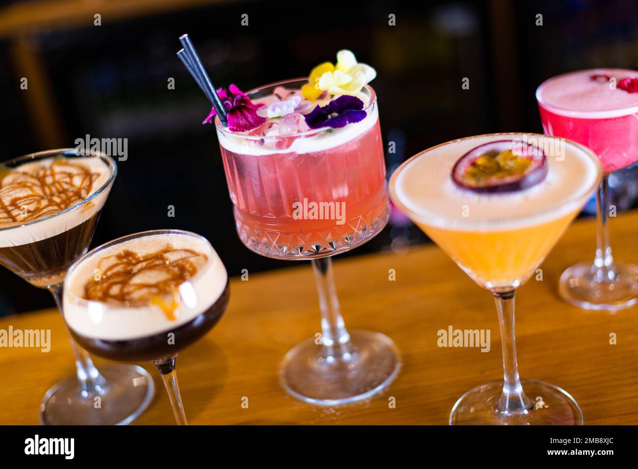 Bartender pouring fresh made cocktail hi-res stock photography and ...