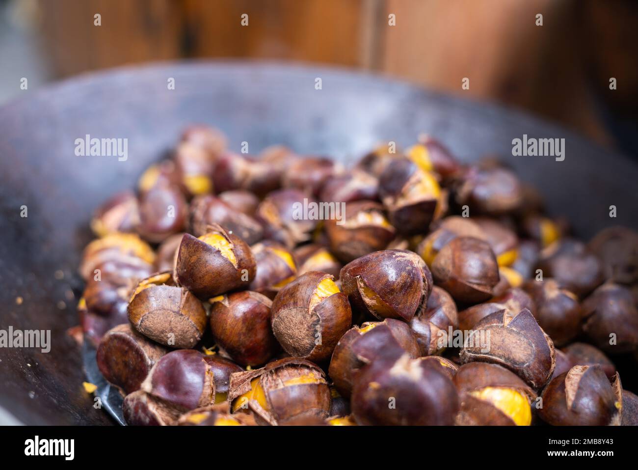 Chestnut snacks hi-res stock photography and images - Alamy