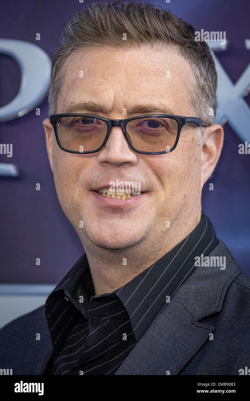 Director Angus MacLane pose for photographers upon arrival for the ...