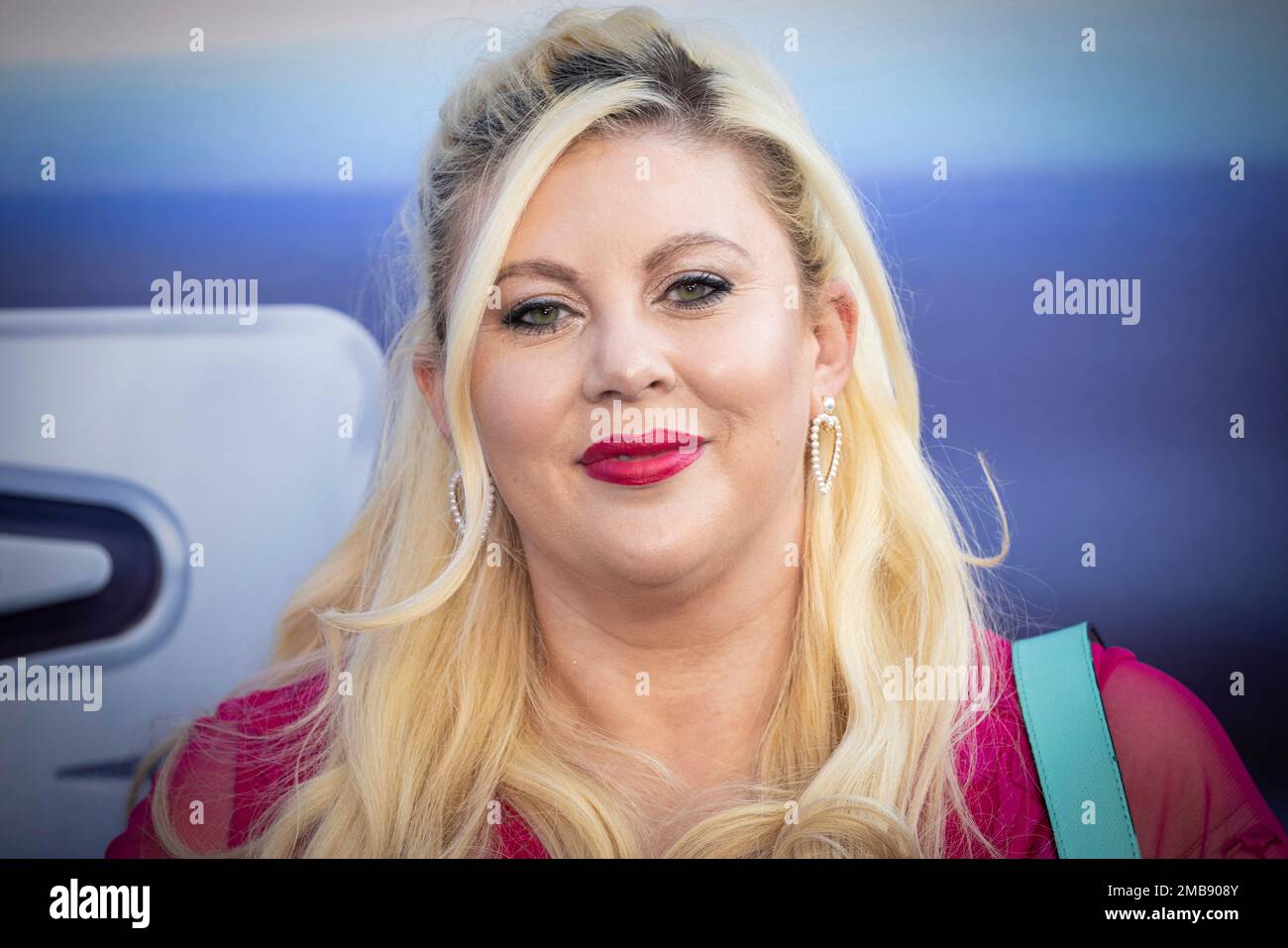 Louise Pentland poses for photographers upon arrival for the premiere ...