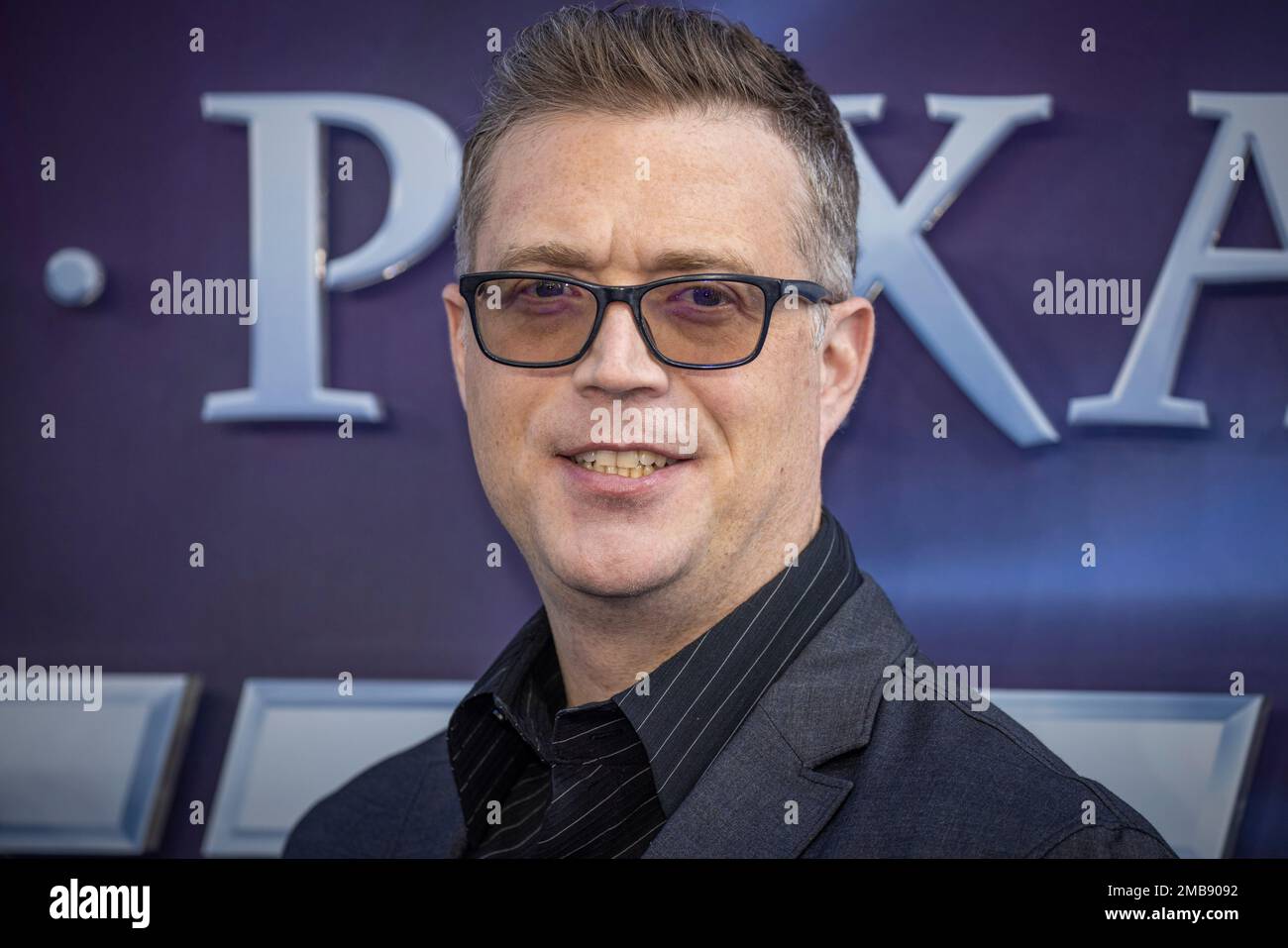Director Angus MacLane pose for photographers upon arrival for the ...