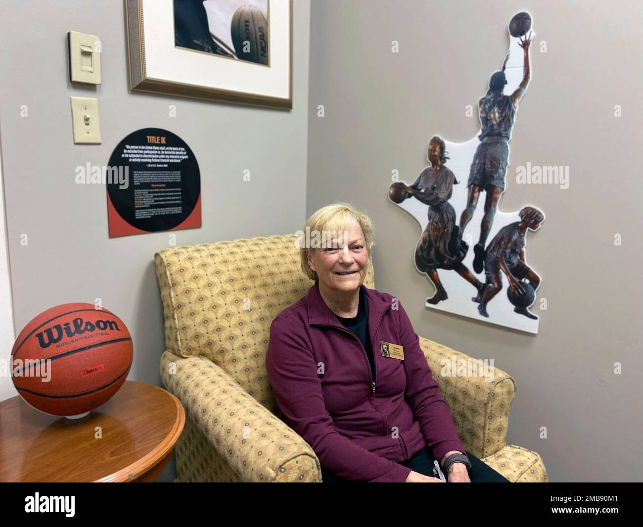 Debbie Ryan poses at the Women's Basketball Hall of Fame in Knoxville ...