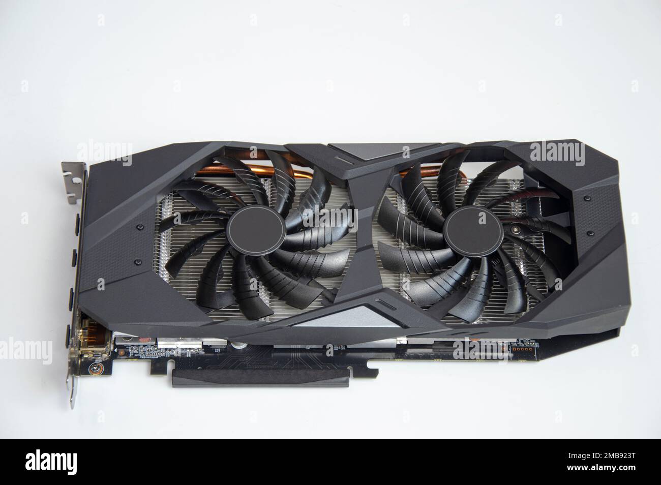 Computer graphics card on white background Stock Photo - Alamy