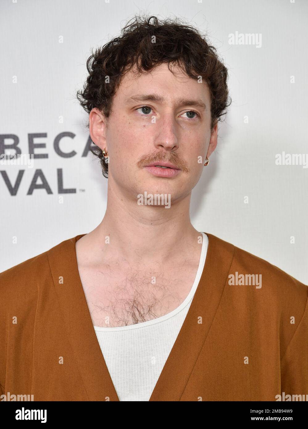 Danny Parker attends the premiere for "Next Exit" at the Village East ...